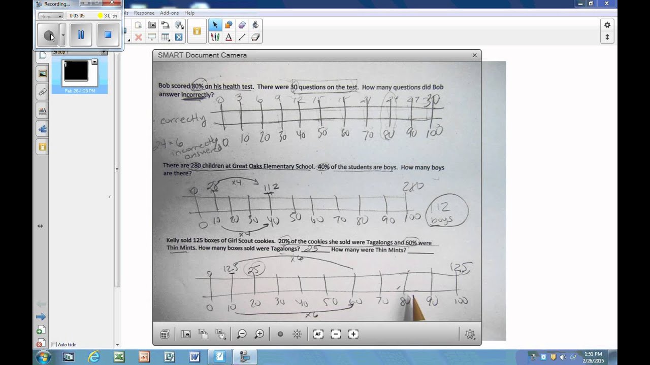 Percents On A Double Number Line YouTube percents-on-a-double-number-line-youtube