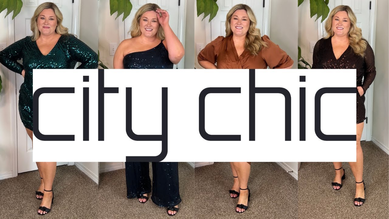 SEQUIN PLUS SIZE HOLIDAY LOOKS FROM CITY CHIC - YouTube