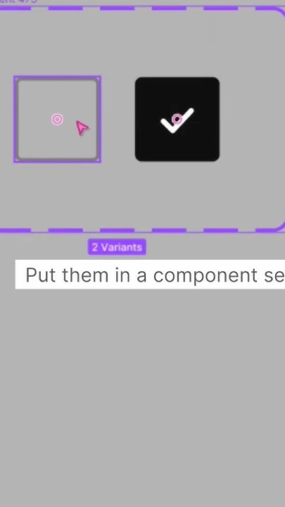 Easy way to create an interactive CHECK BOX on Figma #figma #figmadesign #tutorial #checkbox ...