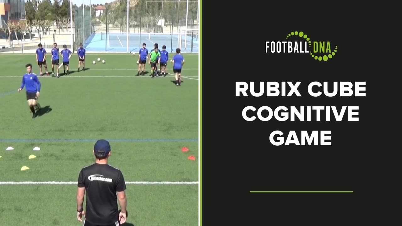 Football Warm Up: Rubix Cube Cognitive Game | Football DNA - YouTube