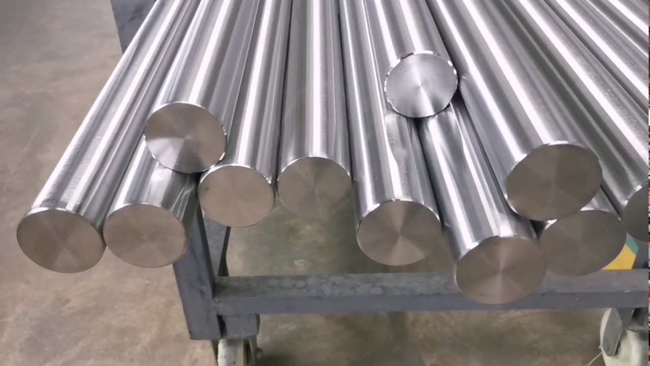 Titanium Bars Production Process - YouTube