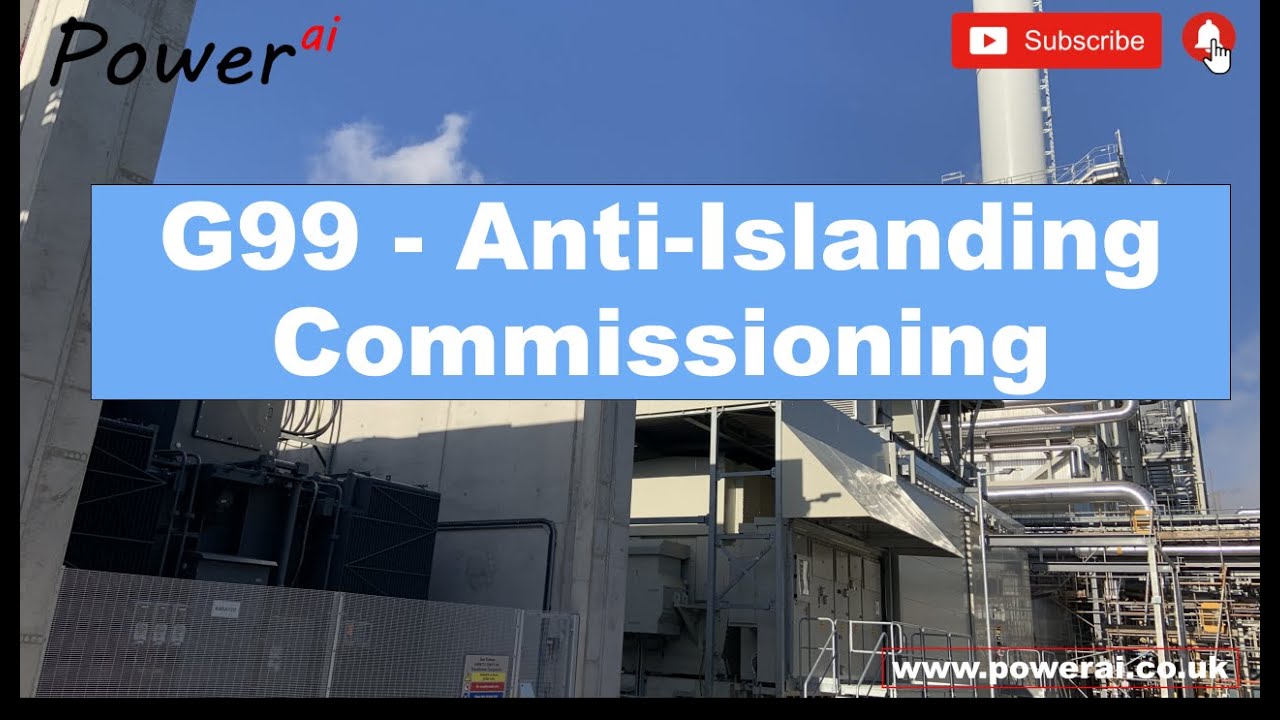 G99 CHP plant anti islanding testing for UKPN embedded generation ...