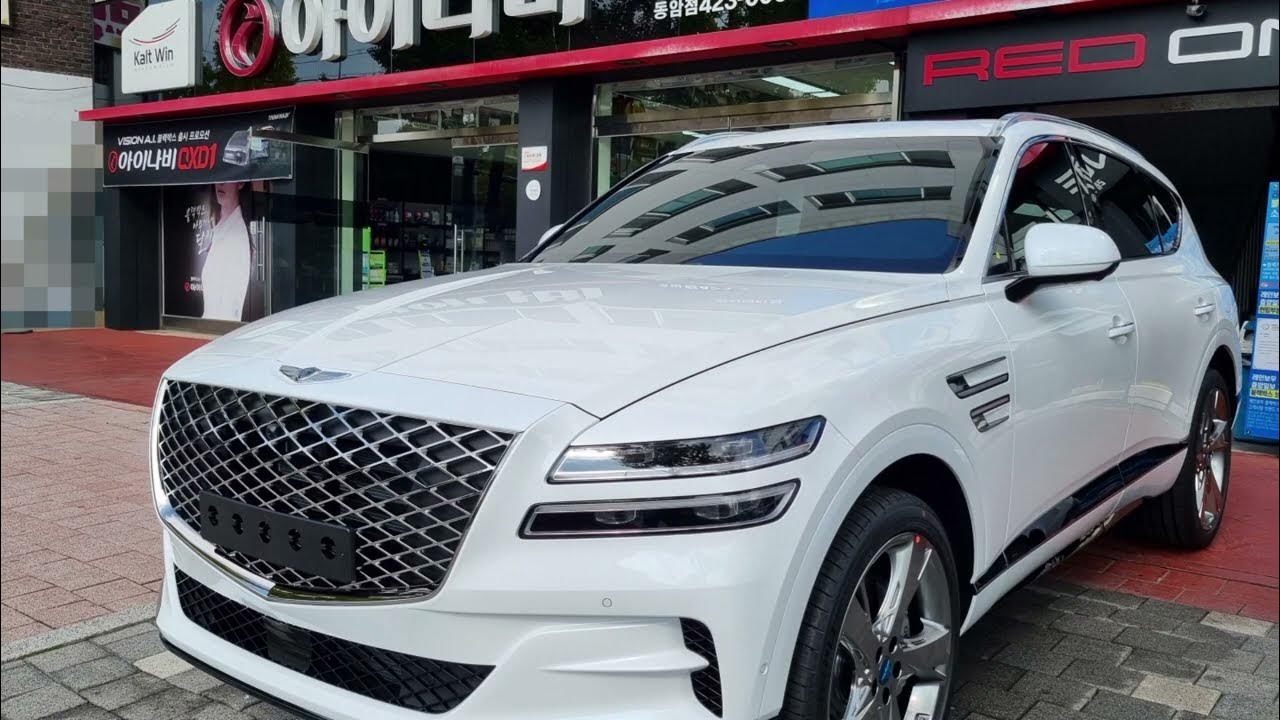 제네시스 GV80 레인보우 VS200 썬팅 - YouTube