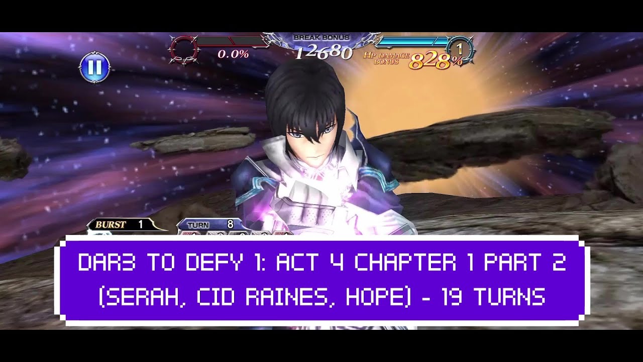 DFFOO DAR3 to Defy 1 (Team FF13 fighting frogs) - 19 Turns - YouTube