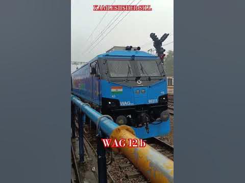 WAG 12b powerful locomotive 💪🚂⚡ #kamleshshergill #indianrailways #diesellocomotive - YouTube