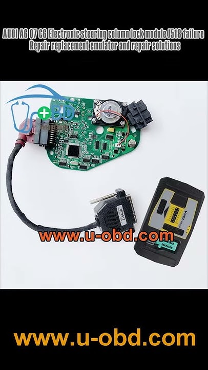 Audi C6 A6 Q7 electronic steering column lock module J518 ELV repair ...