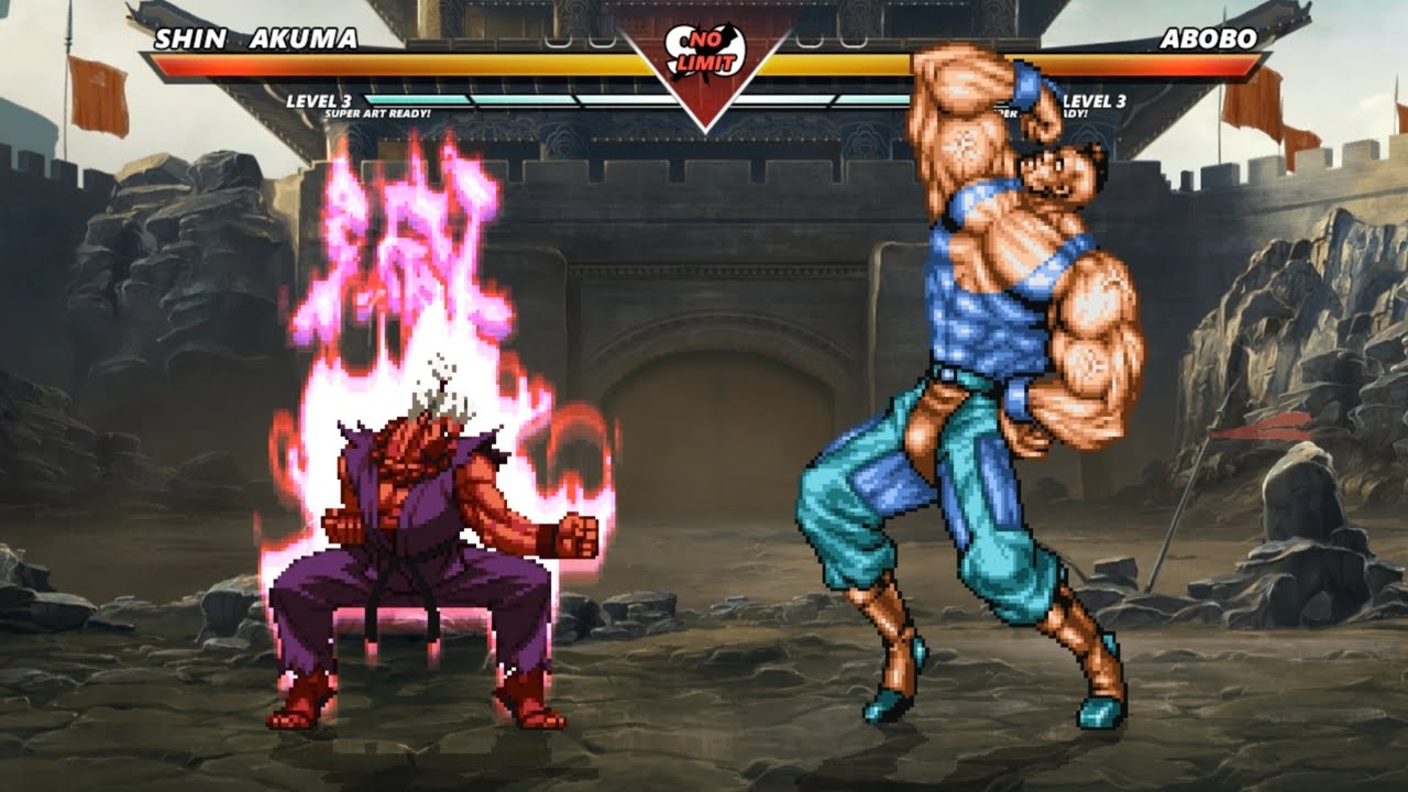 SHIN AKUMA vs ABOBO - The most epic fight ever made - YouTube