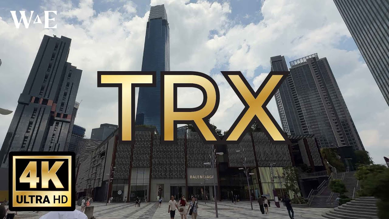 A Journey Through TRX: 4K Walking Tour of Kuala Lumpur's New Landmark ...