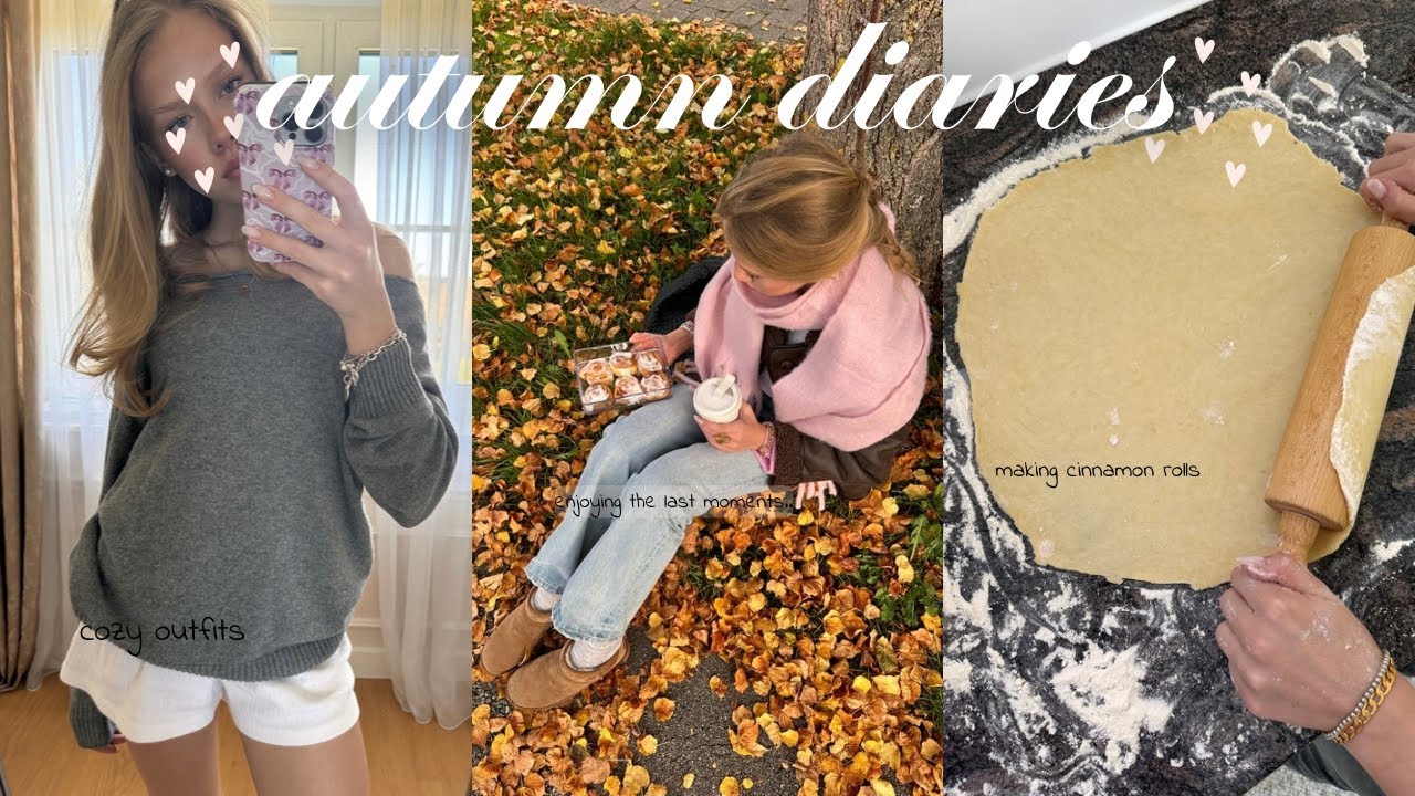 autumn diaries (baking,enjoying the last moments...) - YouTube