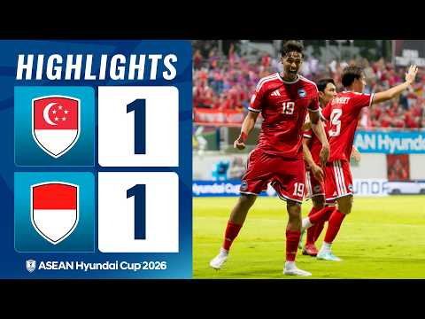 Singapore 1-1 Indonesia | ASEAN Hyundai Cup 2026 | Match Highlights