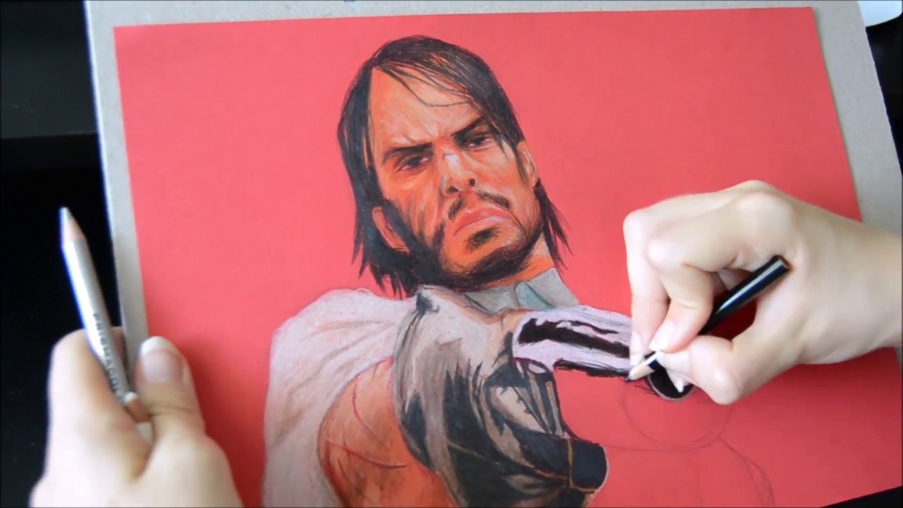John Marston - Red Dead Redemption (Drawing) - YouTube