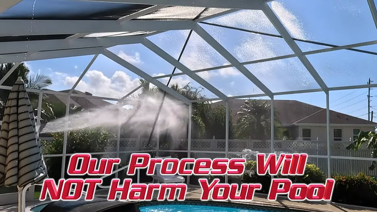Pool Deck & Screen Enclosure Cleaning | Our Process | Clean Streak ...