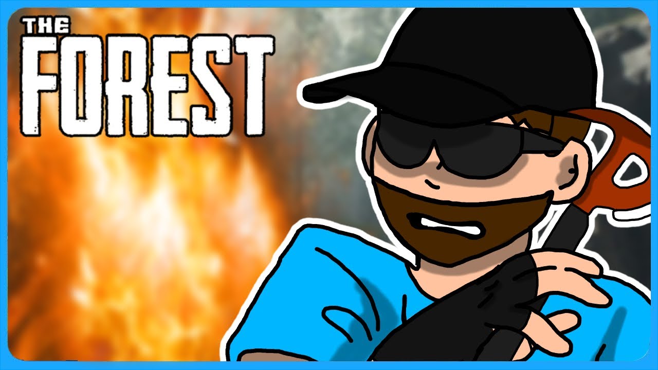 Causing arson in The Forest VR - YouTube