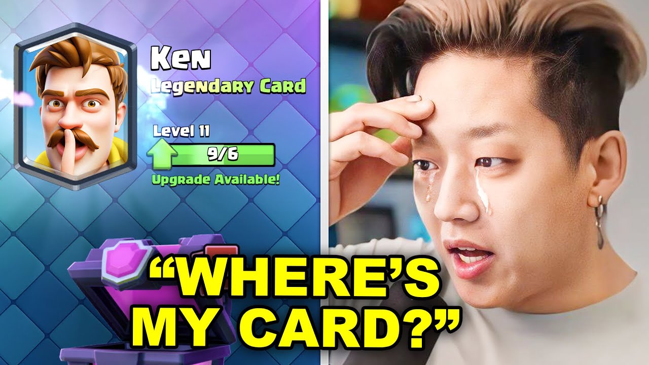 *NEW* KEN CARD REVEALED! (ORANGE JUICE IS FURIOUS) Clash Royale Cozy Gameplay - YouTube