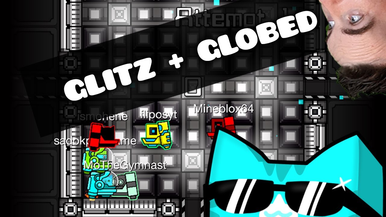 Geometry Dash Glitz + Globed: Multiplayer w/ Geode Mod (Crash Linking ...