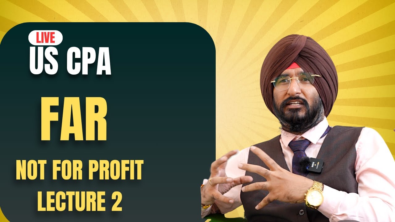 Not For Profit Making I US CPA FAR I Government Accounting I US CPA ...