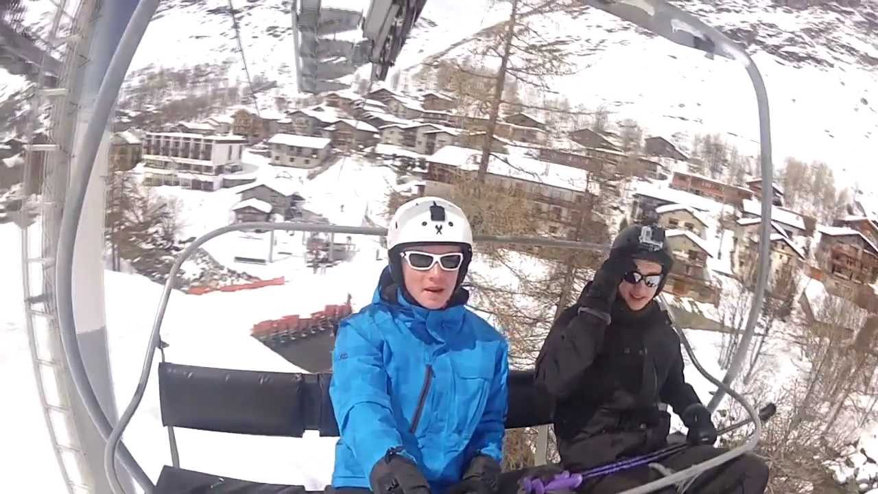 Ski et snow à Bonneval sur arc - YouTube