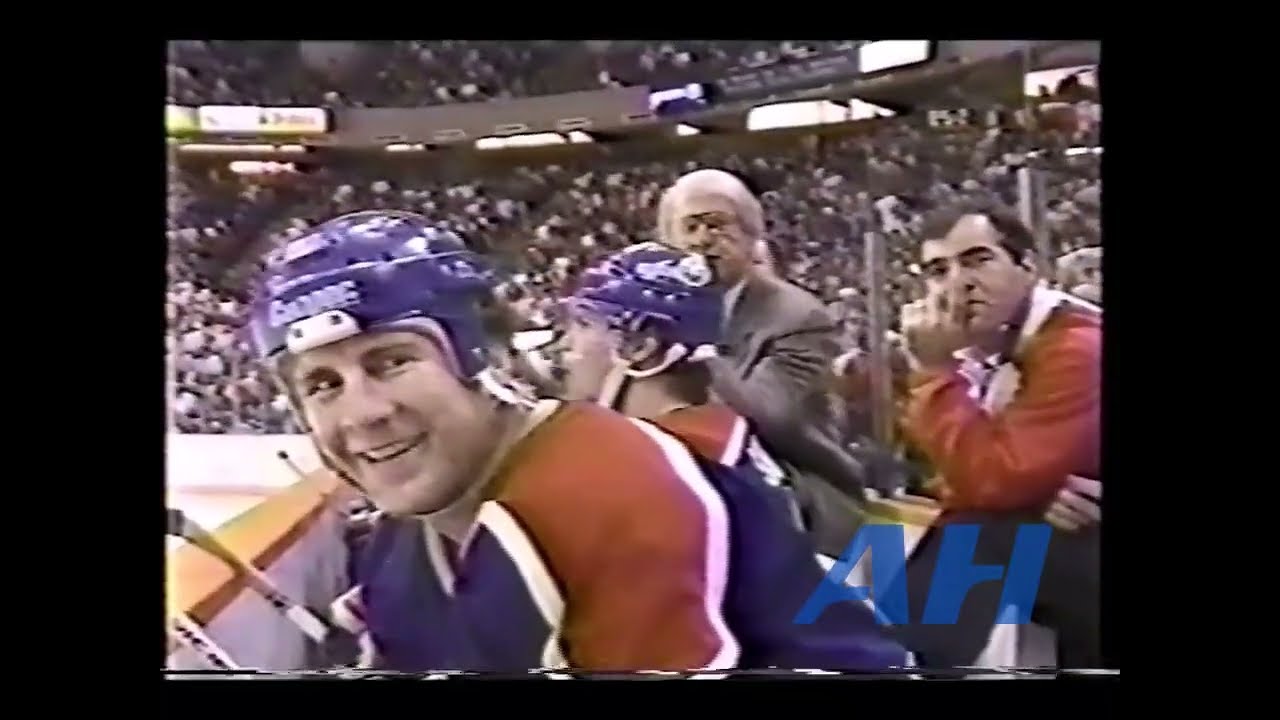 NHL Mar. 30, 1990 Tim Hunter,CGY v Dave Brown,EDM (abuse) x2 Clips ...