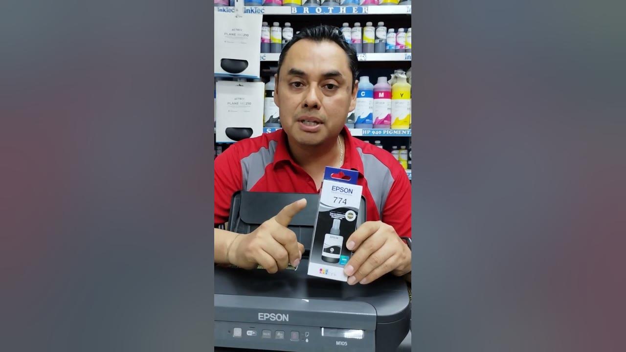 tinta para impresora Epson M105 - YouTube