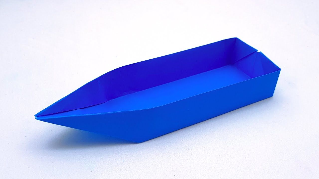 Learn How To Make Easy Paper Floating Boat | Step By Step Paper Boat ...