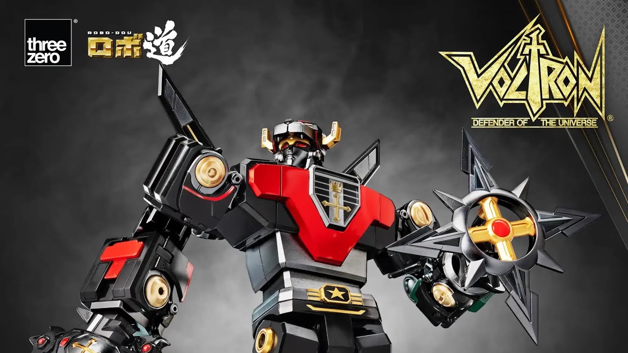 (THREEZERO) Voltron Defender of the Universe ROBO-DOU Voltron (Black x Gold Edition) - YouTube