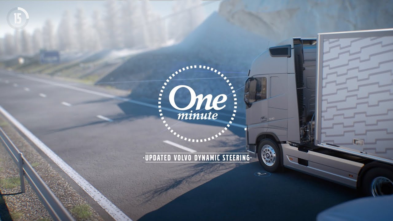 Volvo Trucks - One minute about updated Volvo Dynamic Steering - YouTube