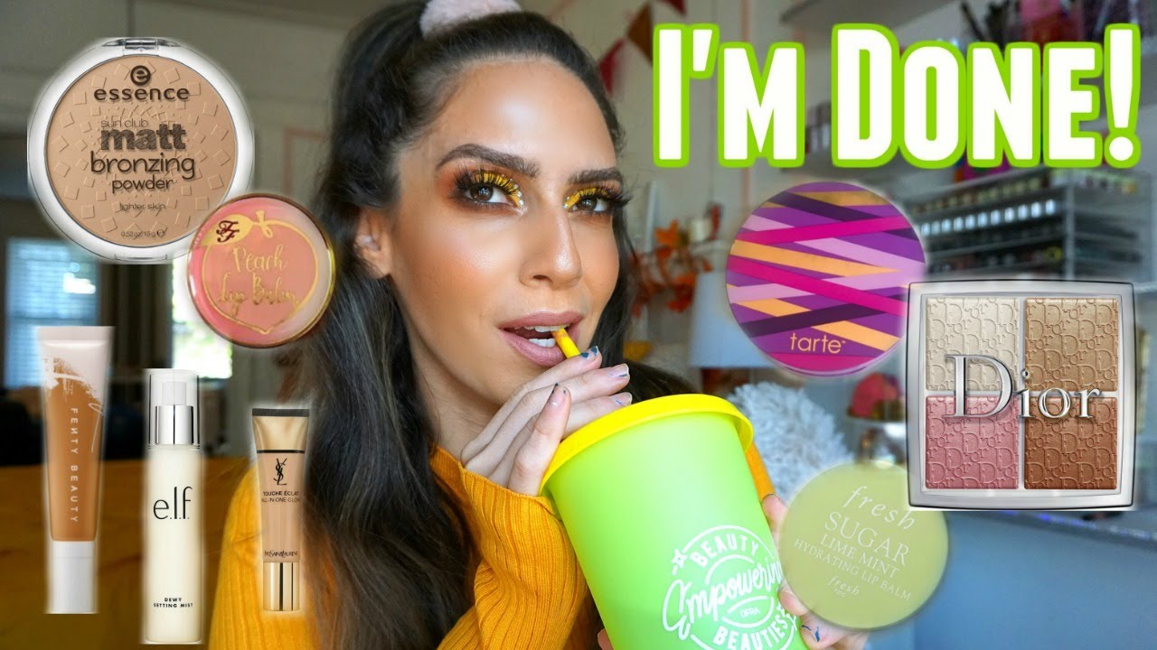MAKEUP I'M JUST ABOUT DONE WITH... - YouTube