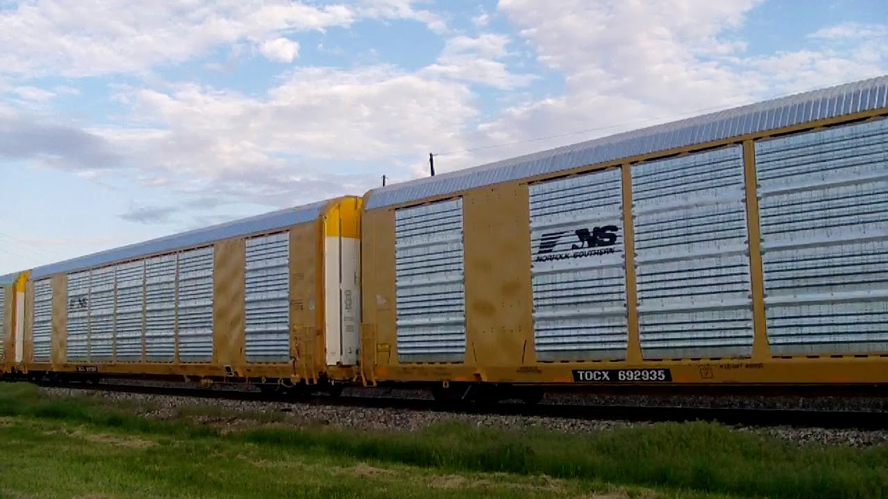 NS 18K @ PENN, IN 5 23 15 NS 9661 CSX 7868 NS 8004 - YouTube