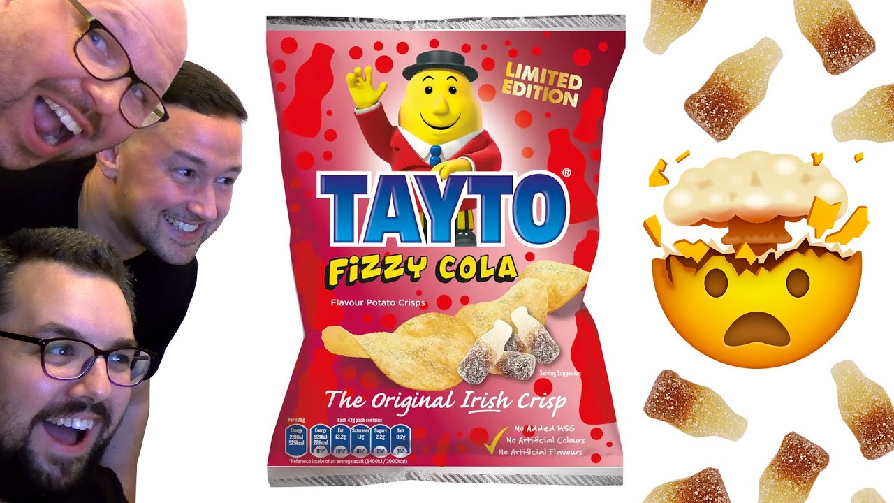 Tayto Fizzy Cola Crisps Review (WTF) - YouTube