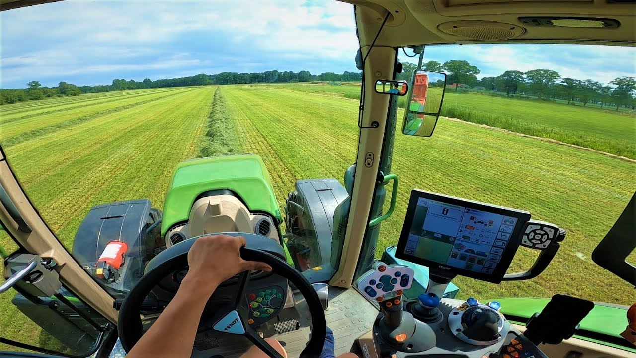 CABVIEW - FENDT 724 S4 PROFIPLUS - POTTINGER JUMBO 6600 - YouTube