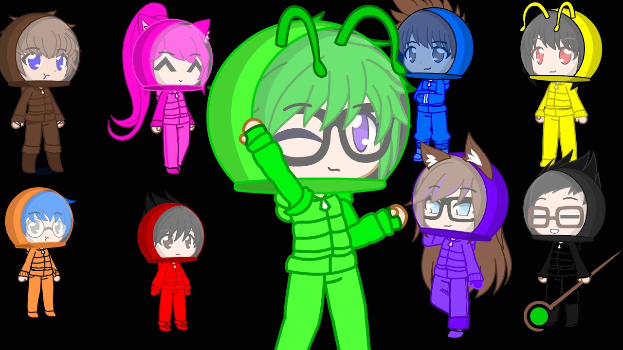 Running man animation playing among us//gacha club// - YouTube