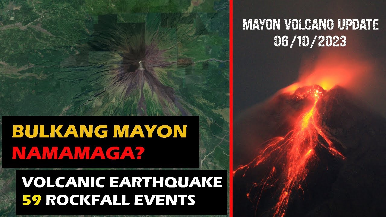 BULKANG MAYON NAMAMAGA? Crater Glow o "Banaag" Nakita Kagabi | Mount ...