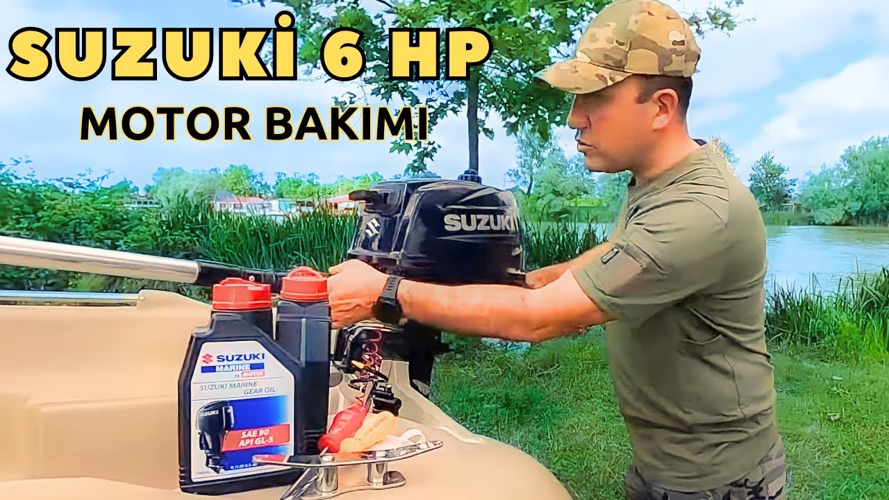 Suzuki 6 Hp - Marine Motor Bakımı - Pans Marine 355 Performans - YouTube