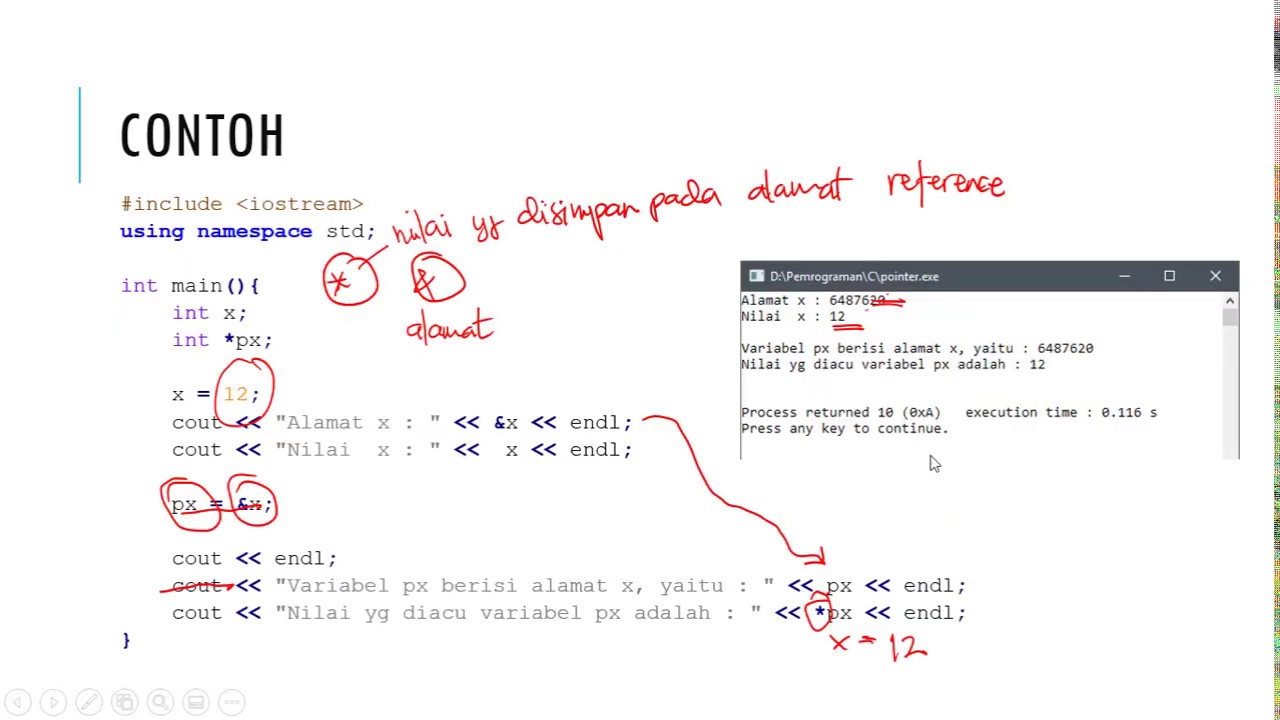 Sub Program dan Pointer (Bagian 2) - YouTube