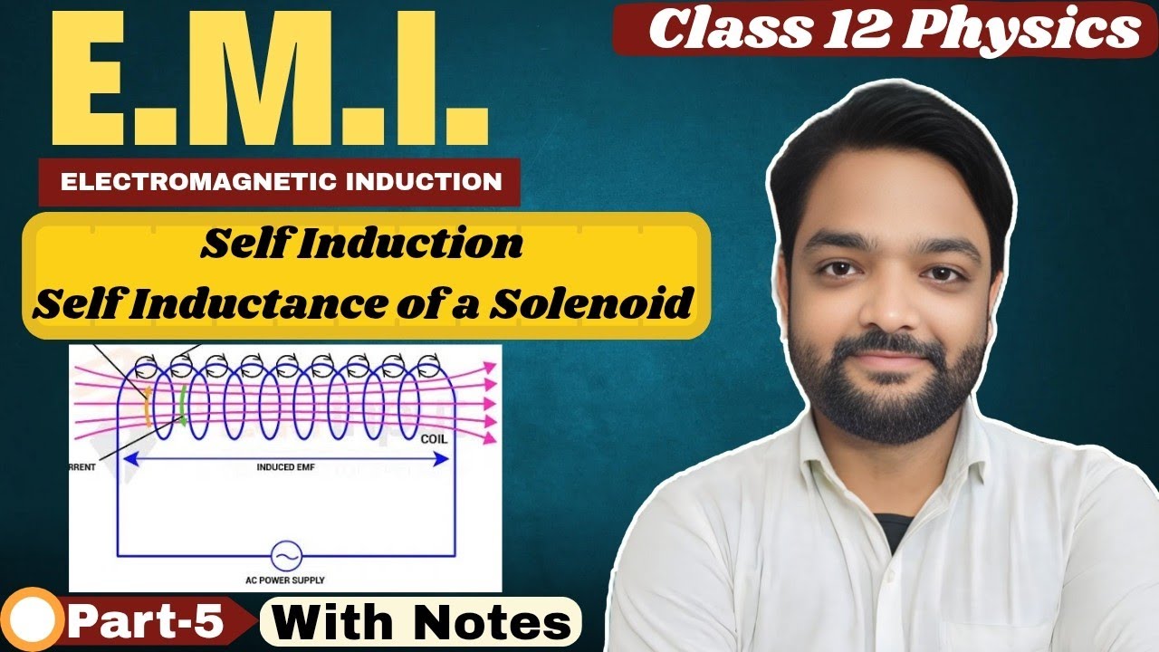 5. Self Induction & Self Inductance of a Solenoid | Class 12 Physics ...