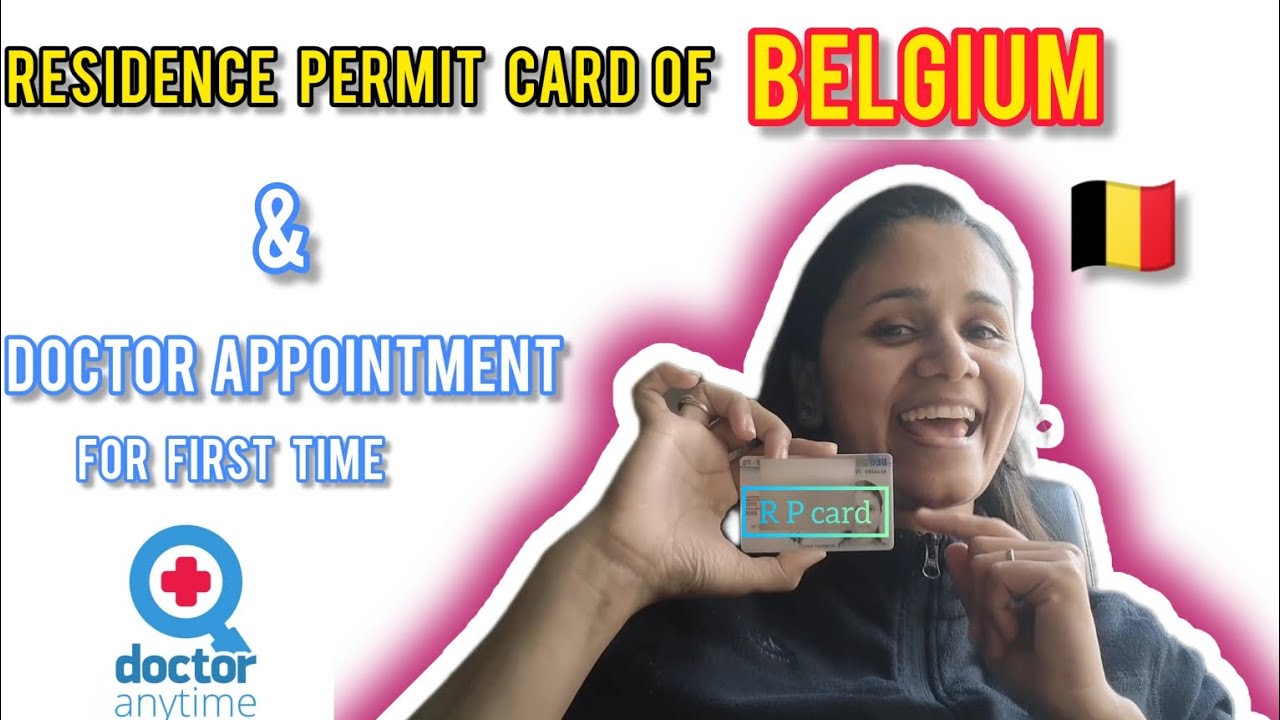 Residence permit card 🇧🇪 mil gya finally!!! Doctor appointment for the ...