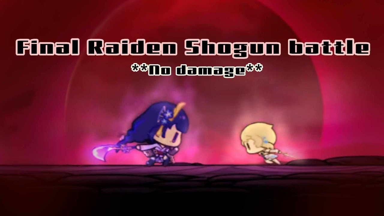 Raiden shogun battle (No damage) | Genshin Impact HoYoFair: Lighting ...