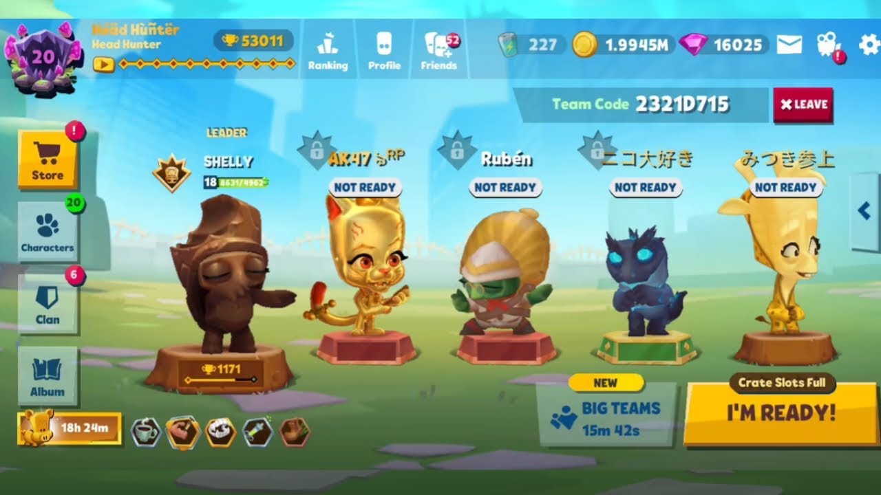 Zooba Full Squad Shelly Elaine Nico Suzy Ravi 20 New Skin Unlock ...