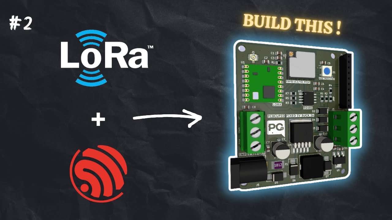 #2 How to make WSN network with LORA + ESP32-C3 #pcbcupid - YouTube #2 How to make WSN network with LORA + ESP32-C3 #pcbcupid - YouTube