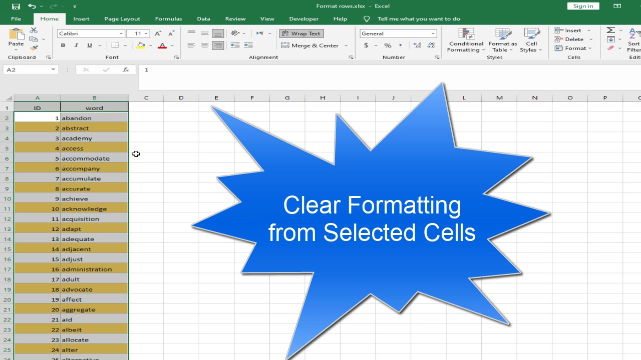 How To Shade Alternate Rows In Excel With Conditional Formatting YouTube How To Shade Alternate Rows In Excel With Conditional Formatting YouTube