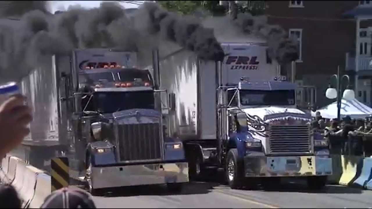 Semi Trucks Drag Racing - YouTube