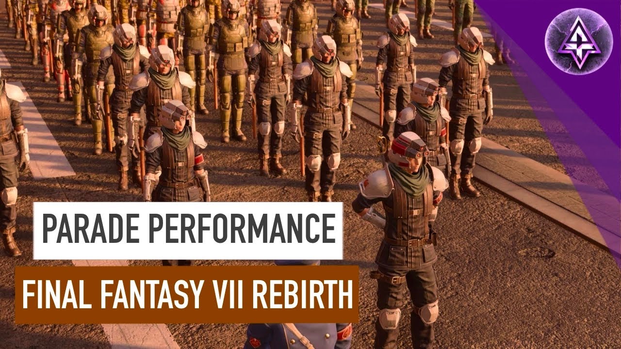 Final Fantasy VII Rebirth - Full Junon Parade Performance - YouTube