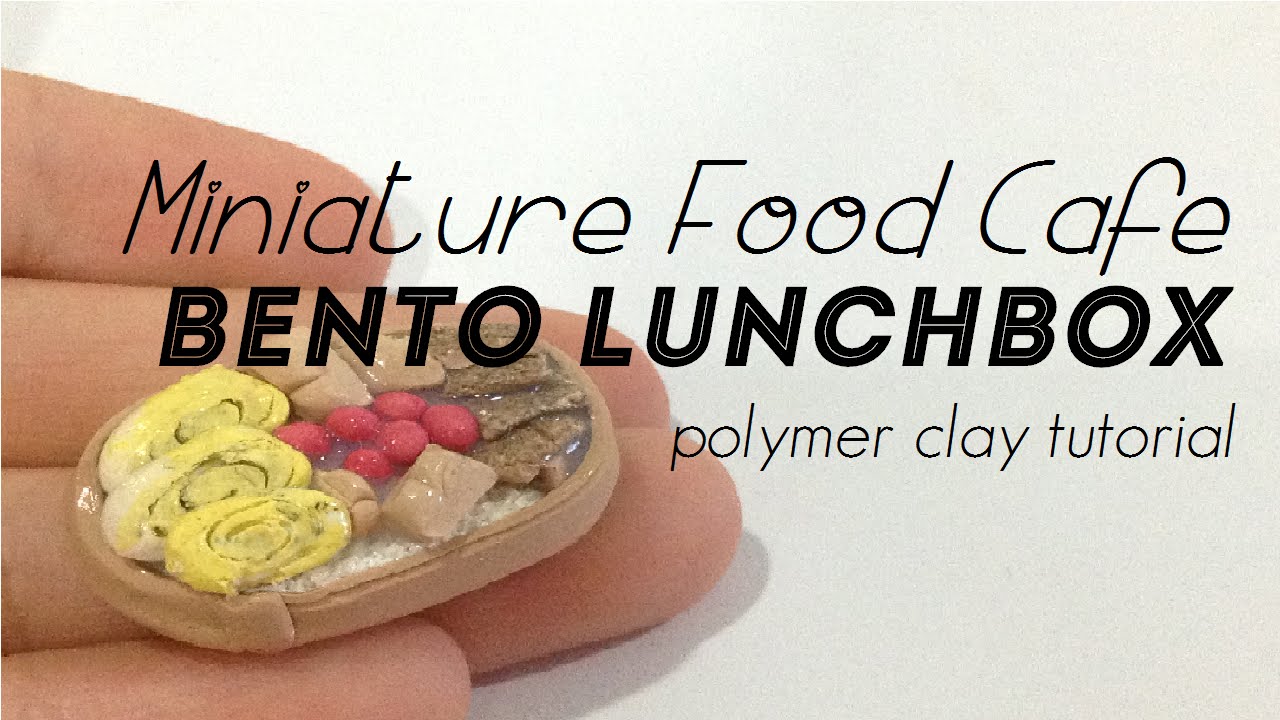 Bento Lunch Box Polymer Clay Tutorial - YouTube