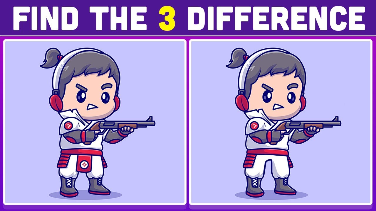 【Find the Differences】Let's train concentration and attention | #Ep14 ...