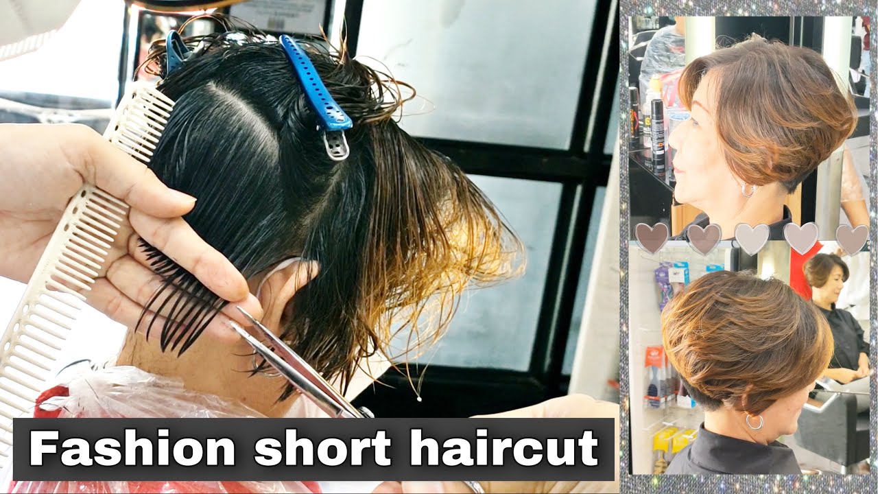 Tutorial Gunting Rambut BOB Yang Stylish & Sporty ( V Back ) l New BOB ...