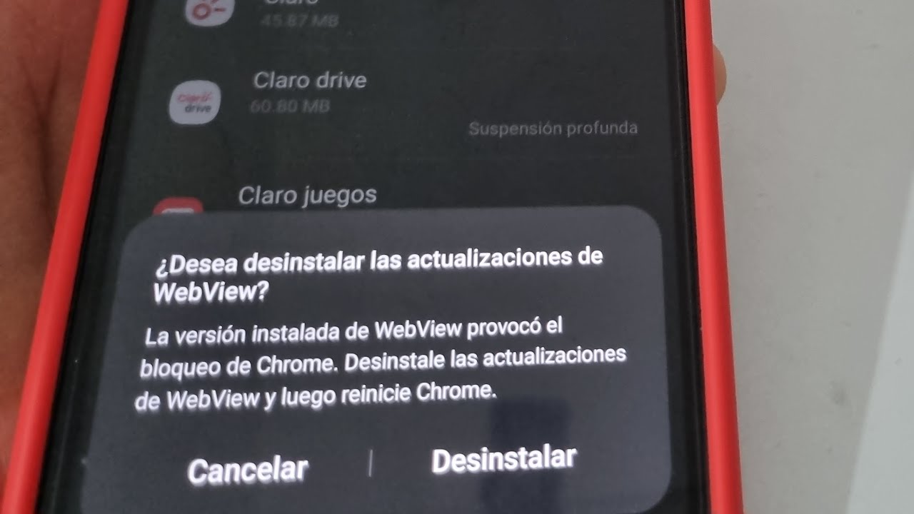 Error de Google Chrome en Samsung con Android 13 - YouTube