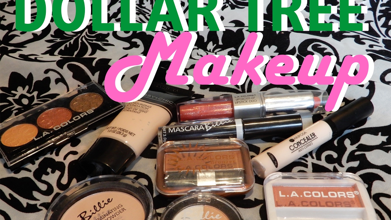 FULL FACE USING DOLLAR TREE MAKEUP CHALLENGE - YouTube