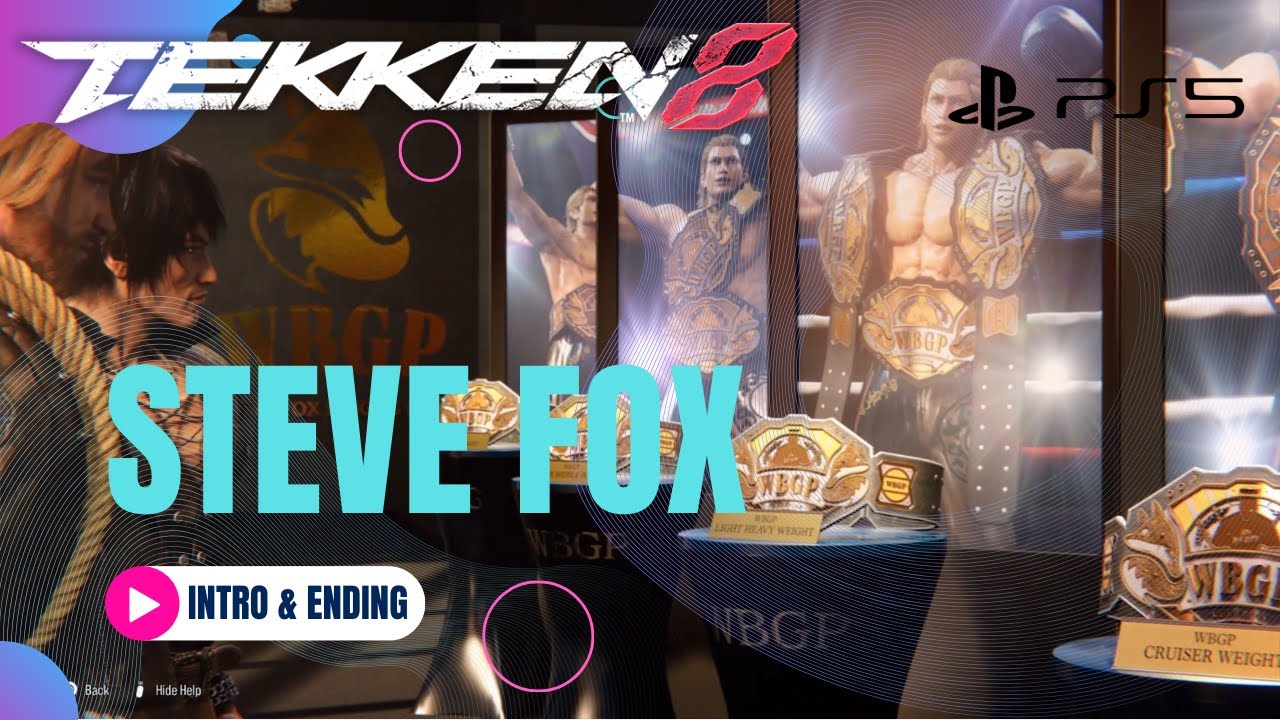 Tekken 8 - All Steve Fox Cinematic Intro & Ending - CUTSCENES - YouTube