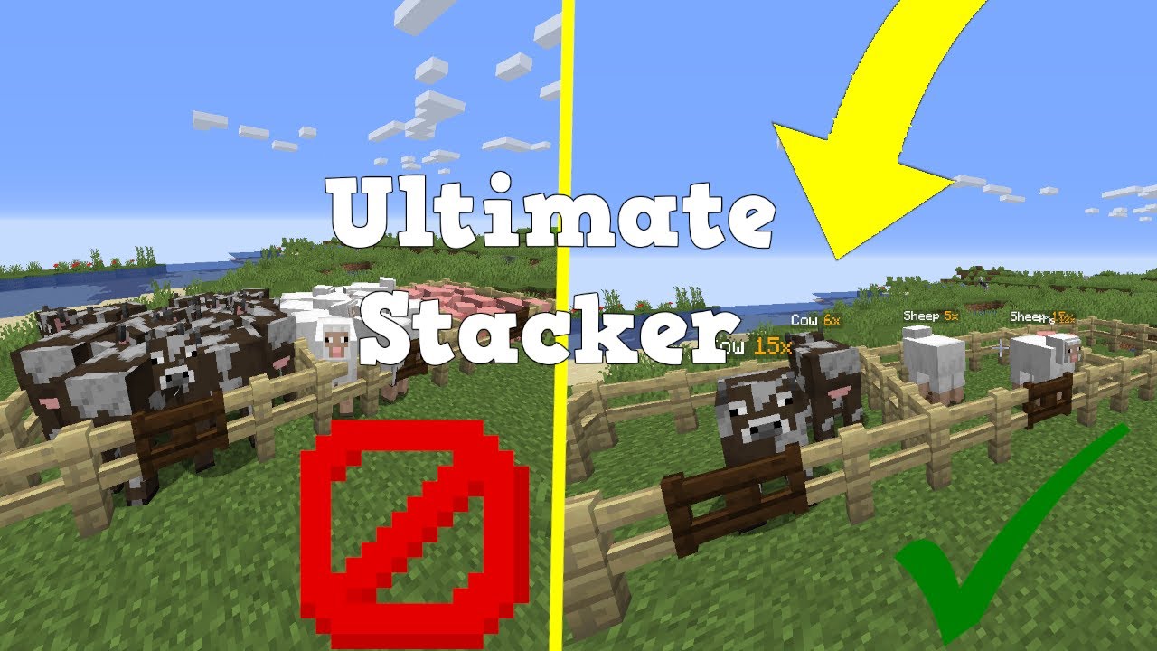 STACKER MOBÓW W MINECRAFT ! - YouTube