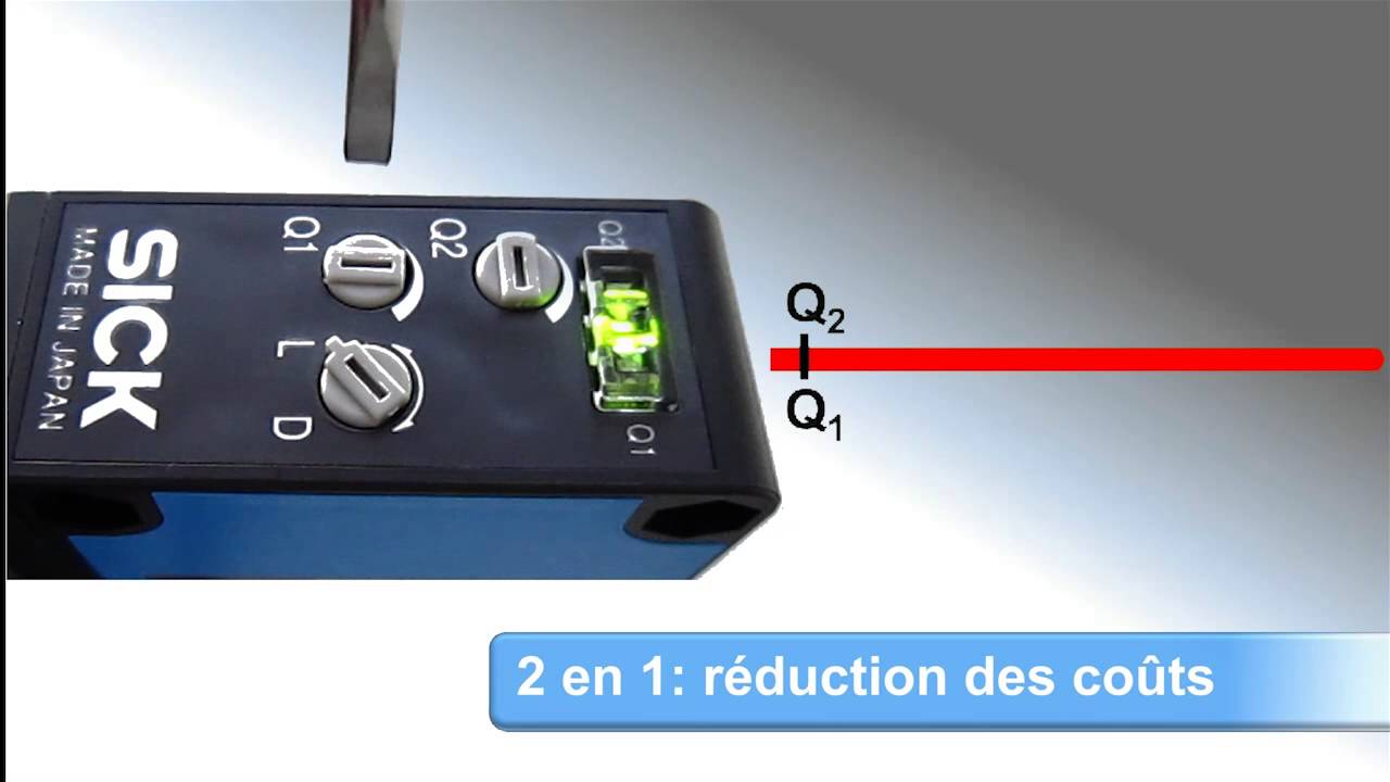 Capteur photoélectrique Laser W280L-2 Long Range de SICK - YouTube